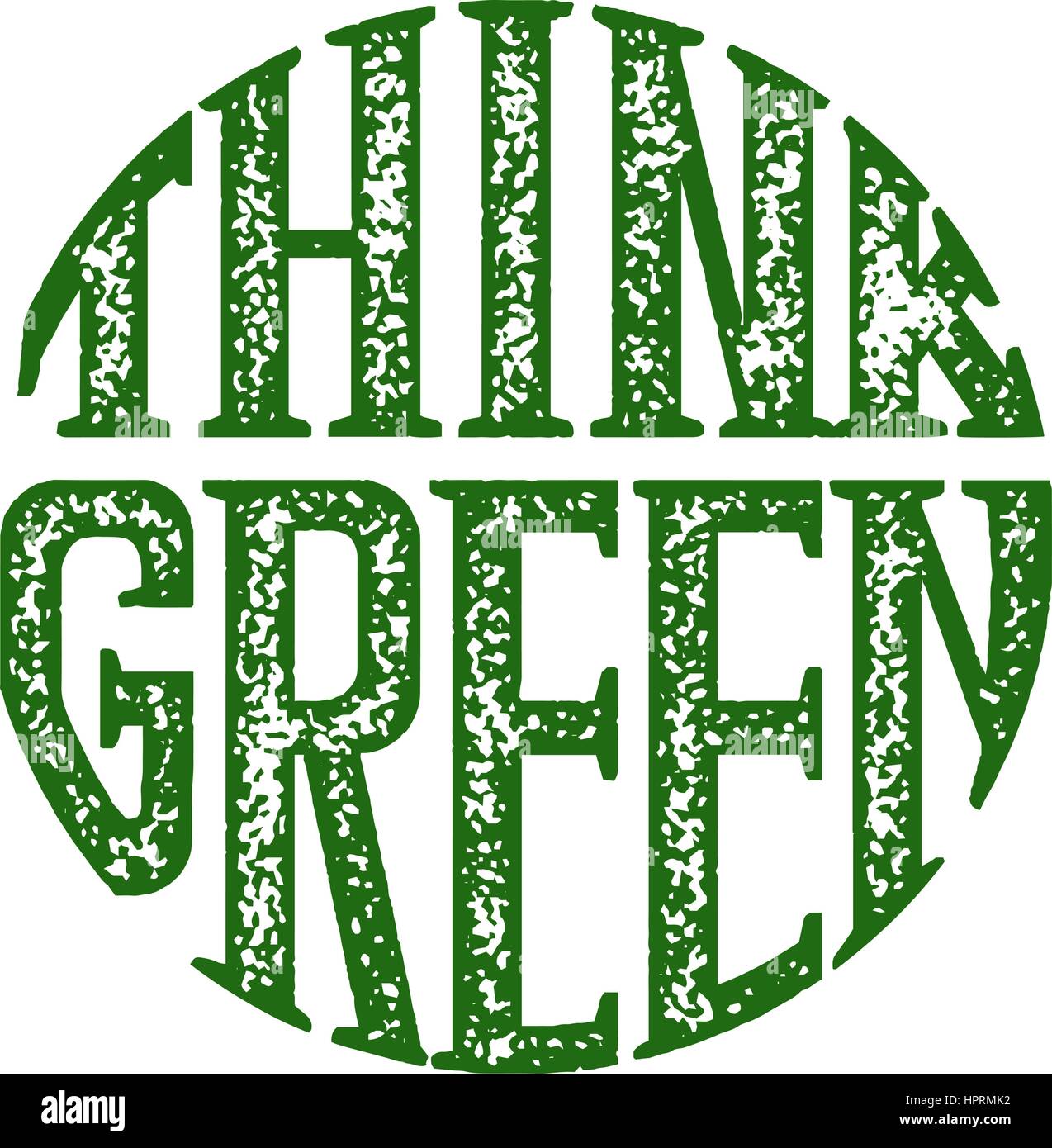 Think green Stock Vector Images - Alamy