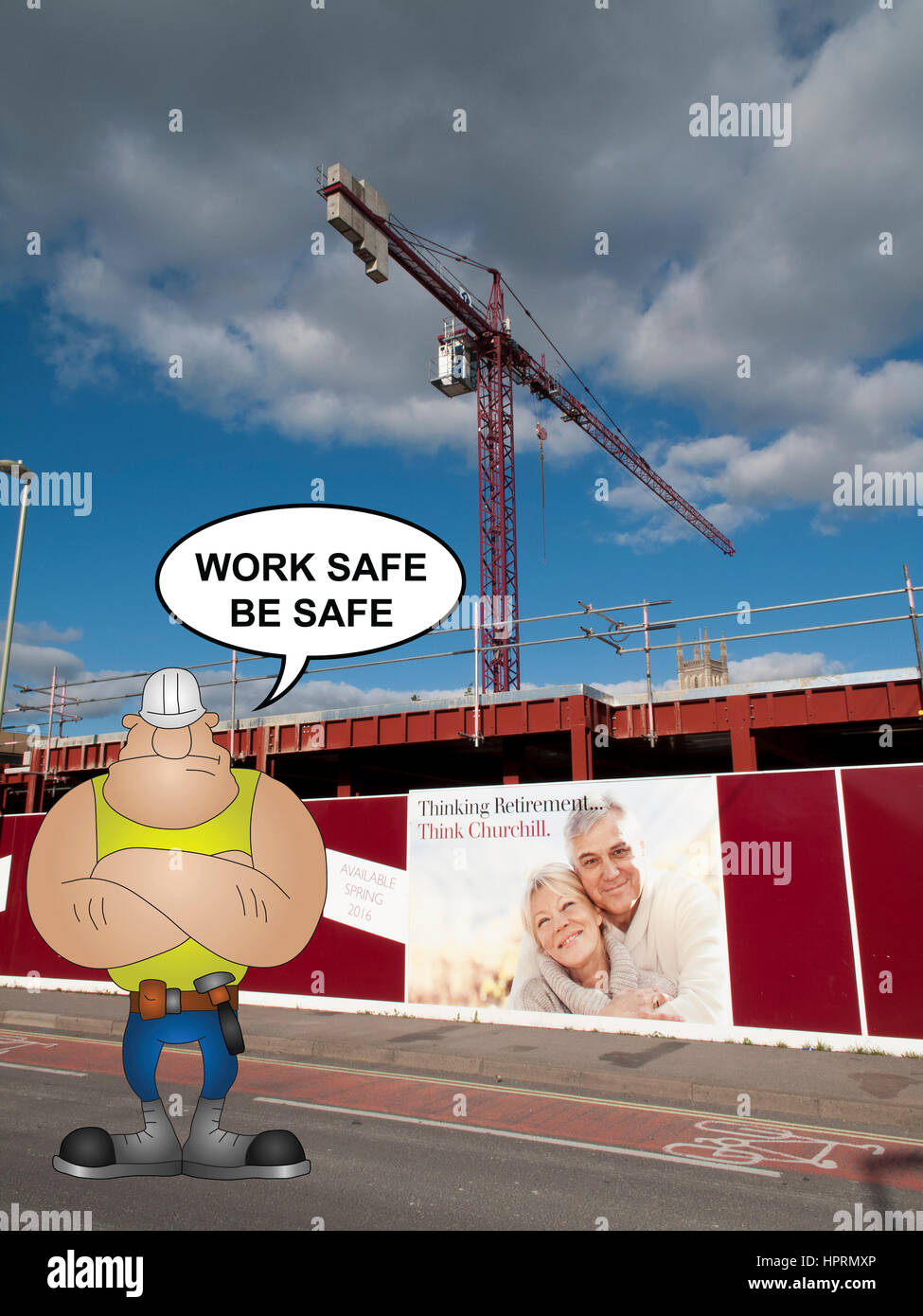 Churchill Retirement Living, retirement apartment construction site ...