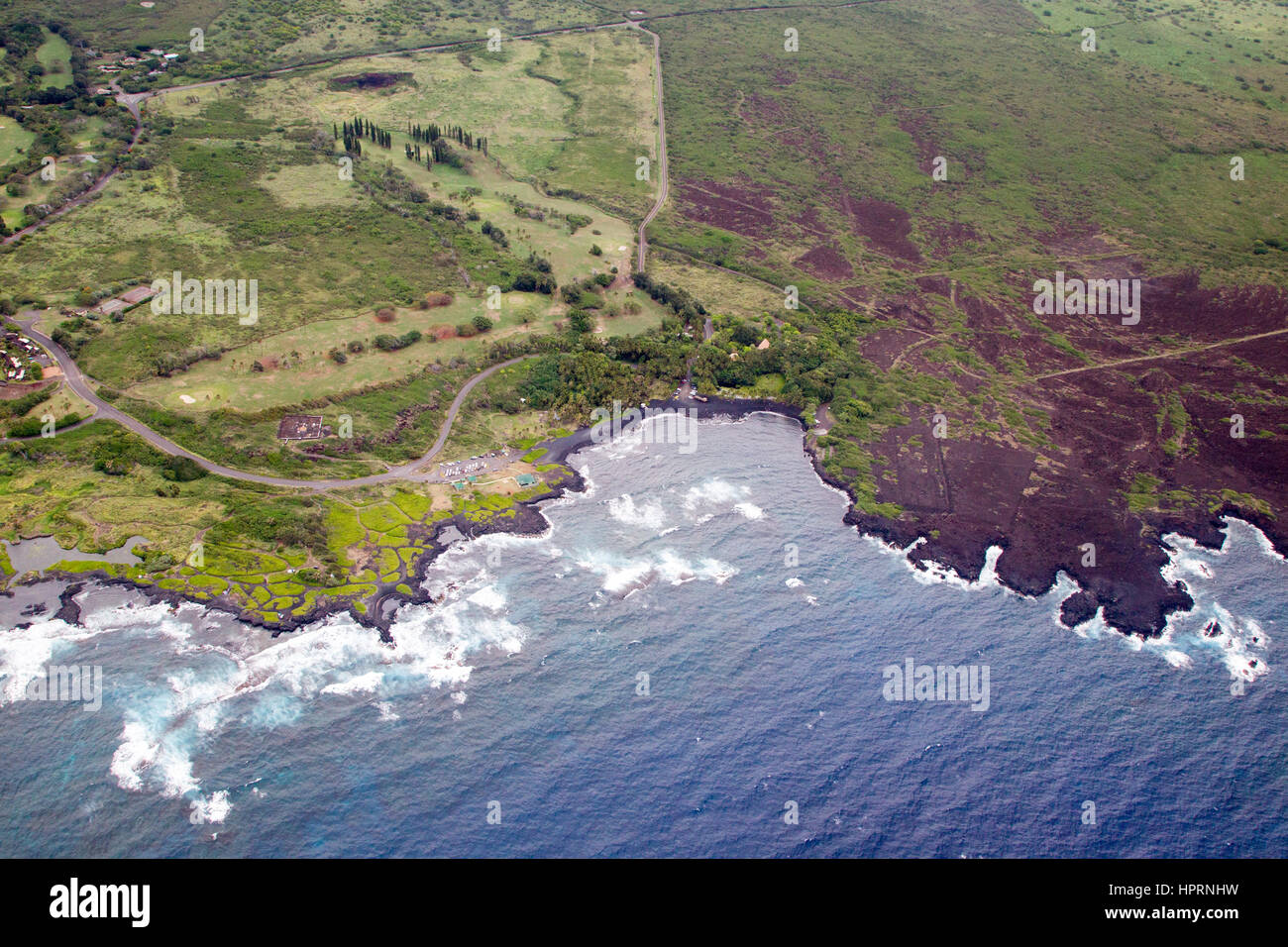 Punaluu Black Sand Beach Map