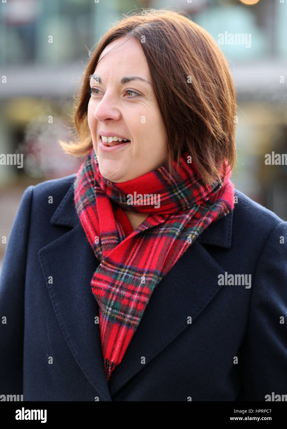 Scottish labour leader kezia dugdale arrives hi-res stock photography ...