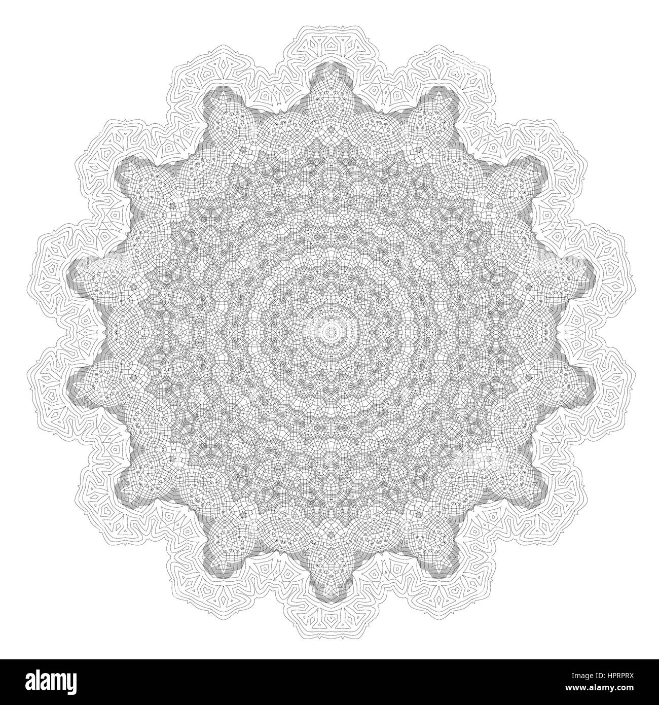 Ornamental Line Pattern. Endless Texture. Oriental Geometric Ornament ...