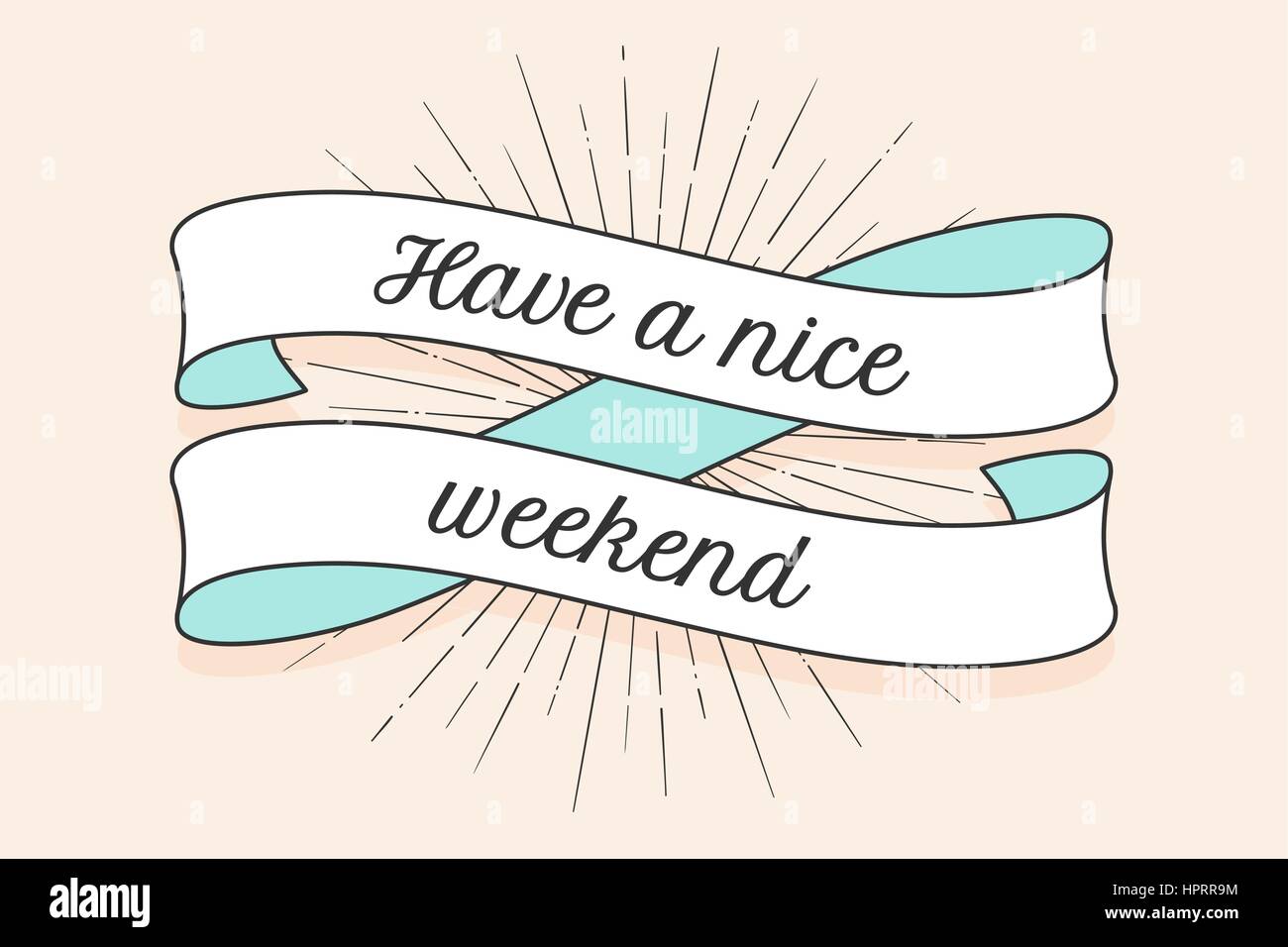 Have a nice weekend Stock Vector Images - Alamy