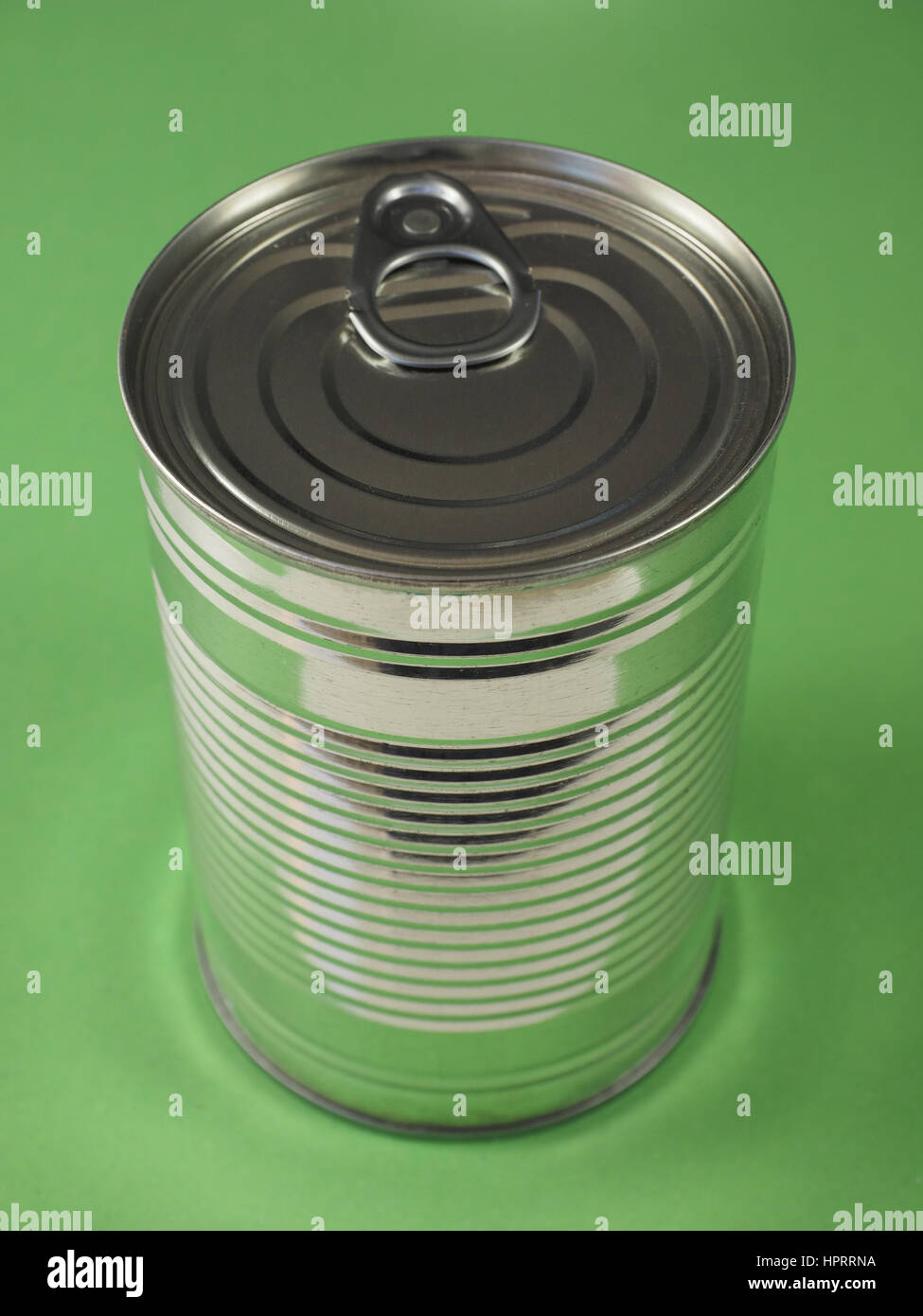a tin can for canned food conservation food Stock Photo - Alamy