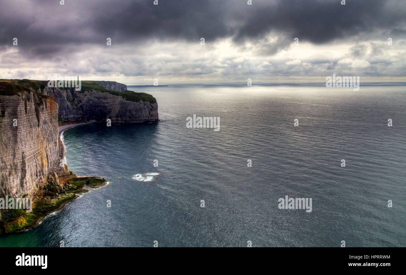 Landscape Etretat Normandy France Stock Photo - Alamy