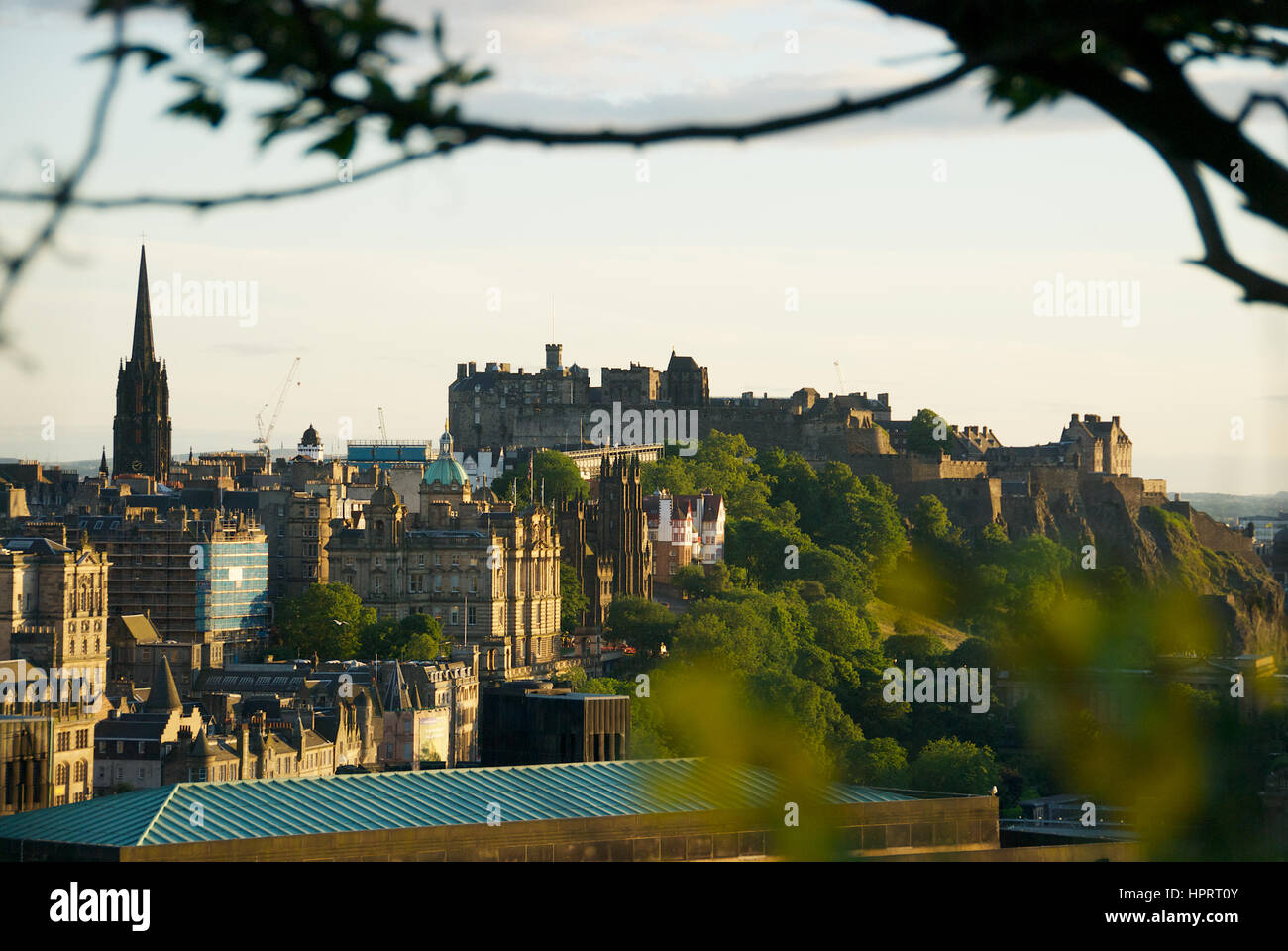 Sunset in Edinburgh, Scotland Stock Photo - Alamy