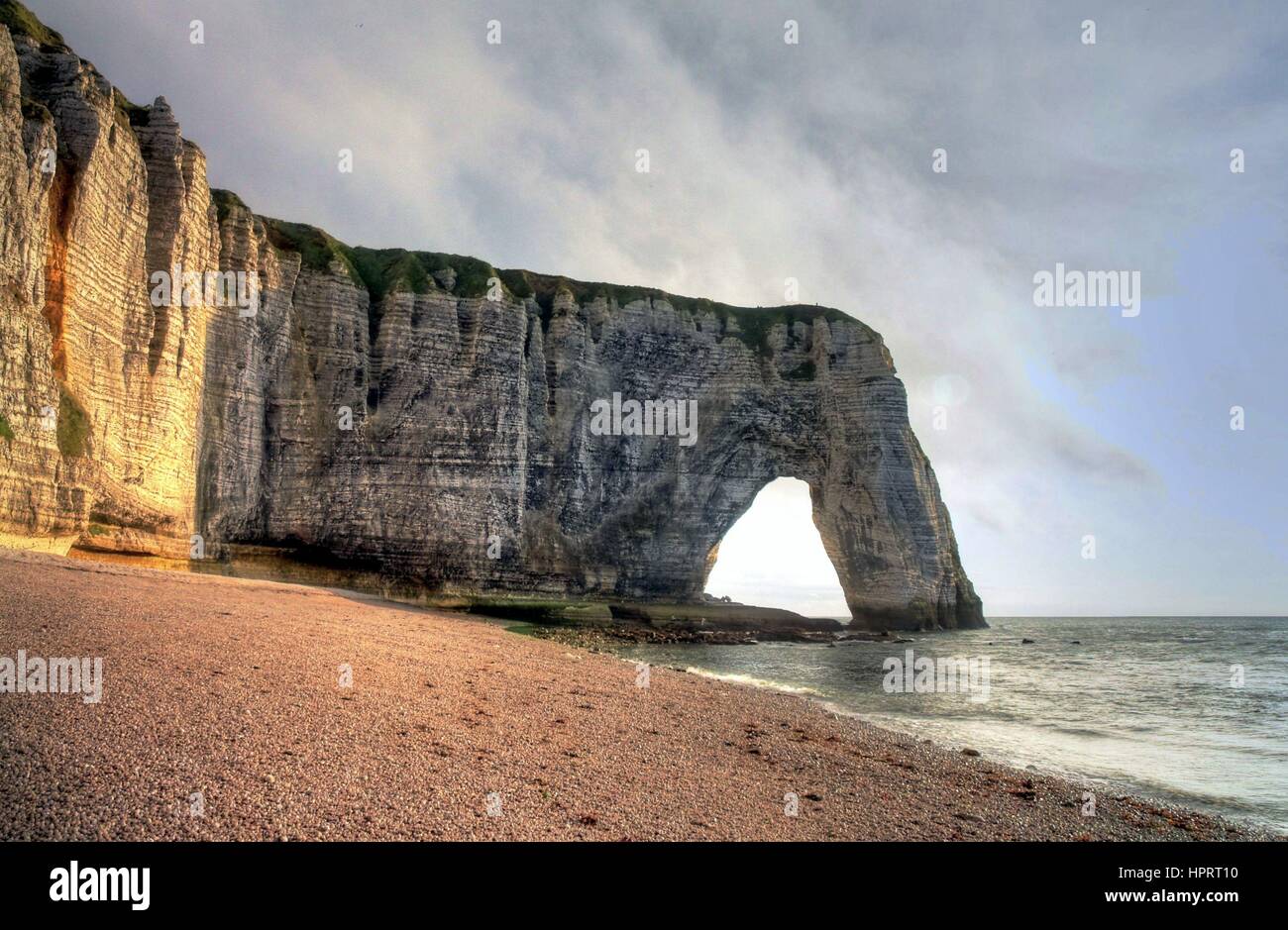 Landscape Etretat Normandy France Stock Photo - Alamy