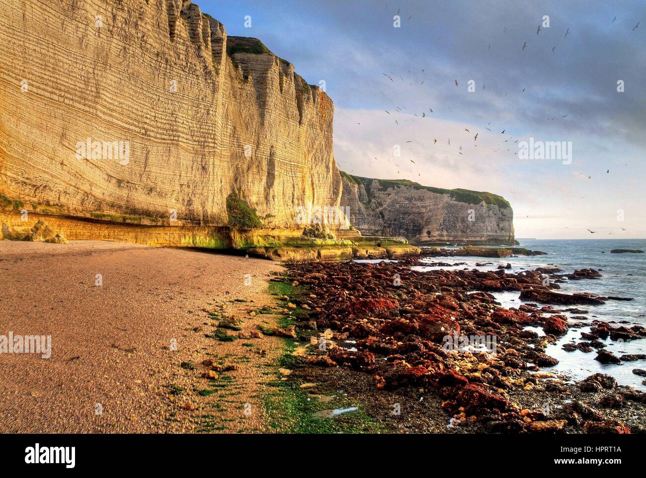 Landscape Etretat Normandy France Stock Photo - Alamy