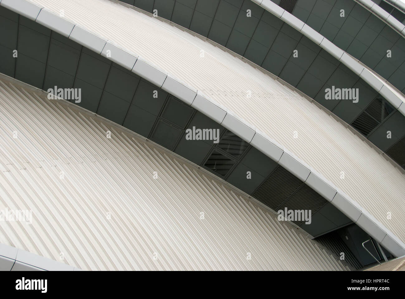 Abstract view of the SEC armadillo in Glasgow, Scotland Stock Photo - Alamy