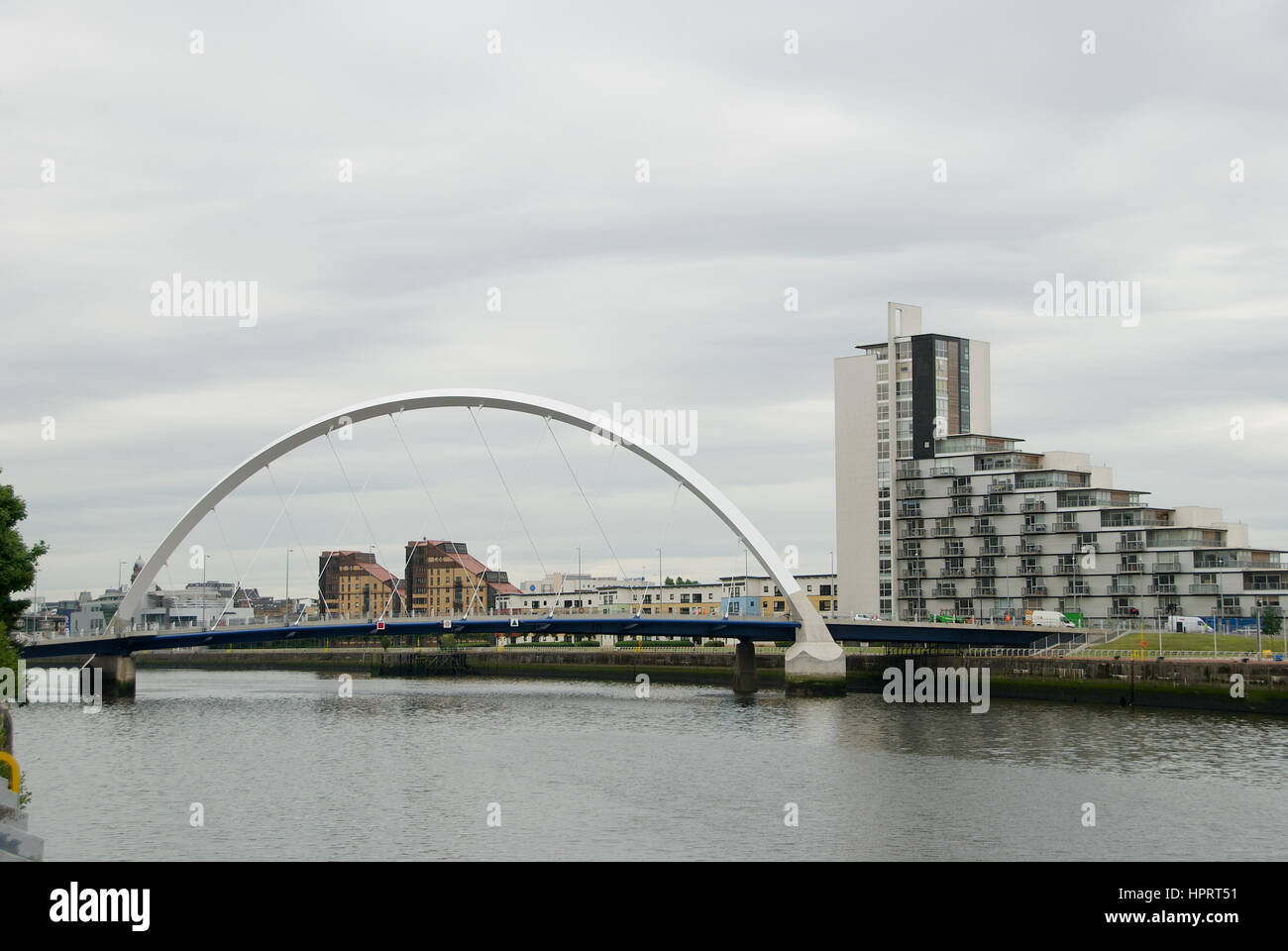 The Clyde Arc Bridge in Glasgow, Scotland Stock Photo - Alamy