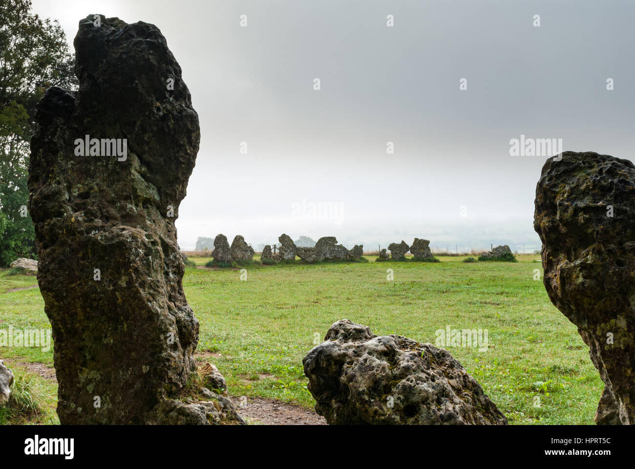 The Kings Stones at Rollright Stones, stone circle. Oxfordshire ...