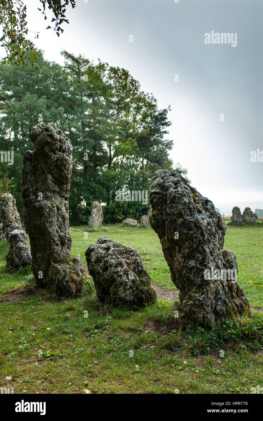 The Kings Stones at Rollright Stones, stone circle. Oxfordshire ...
