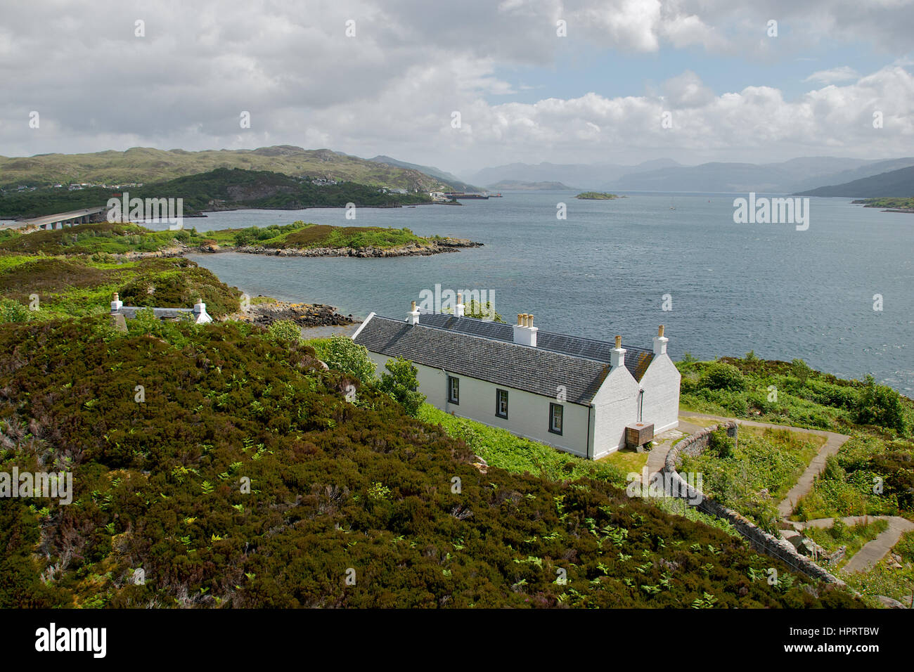 Eilean Ban viewed from The Skye Bridge, Scotland Stock Photo - Alamy