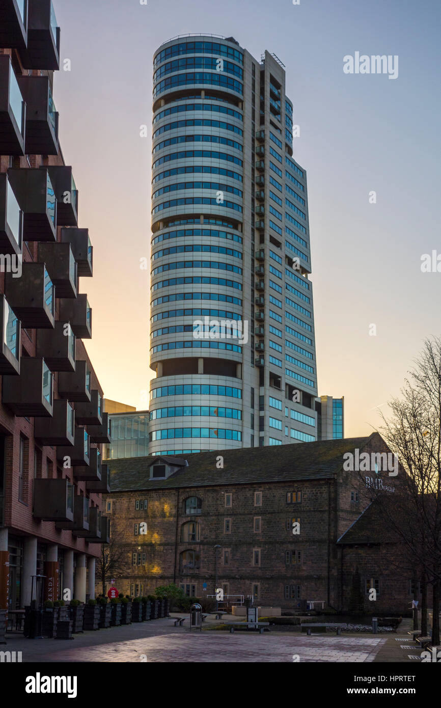 Bridgewater Place, Leeds, nicknamed The Dalek Stock Photo - Alamy