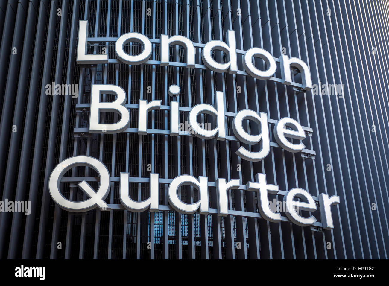 London Bridge Quarter sign Stock Photo - Alamy
