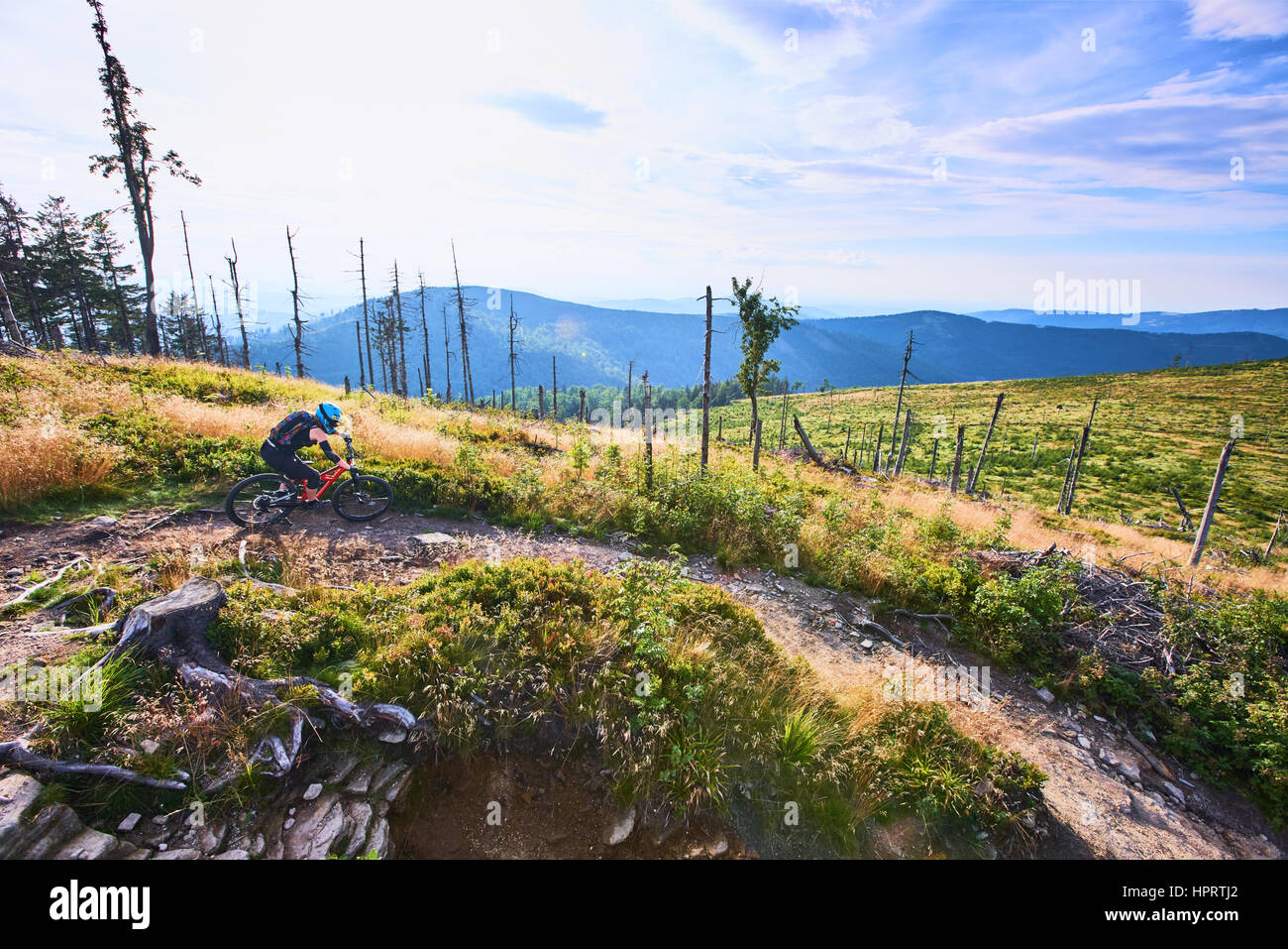 Single track riding hi-res stock photography and images - Alamy