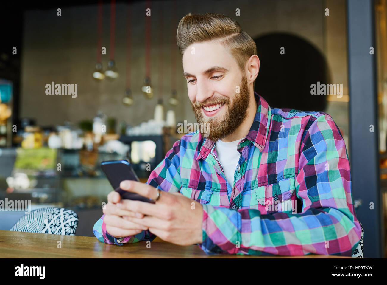 Busy hipster in casual hi-res stock photography and images - Alamy