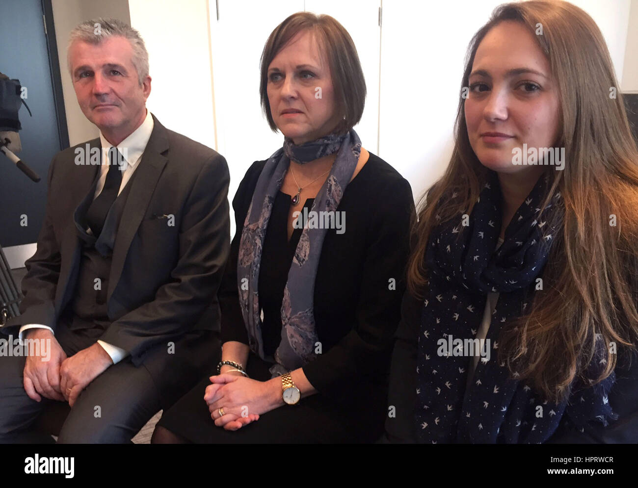 Oliver Dearlove's stepfather Jeff Wright (left) mother Joy Wright ...