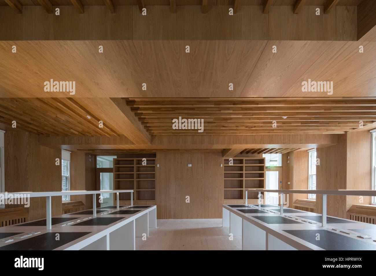 Timber lined reading and research room. Dublin Military Archives ...