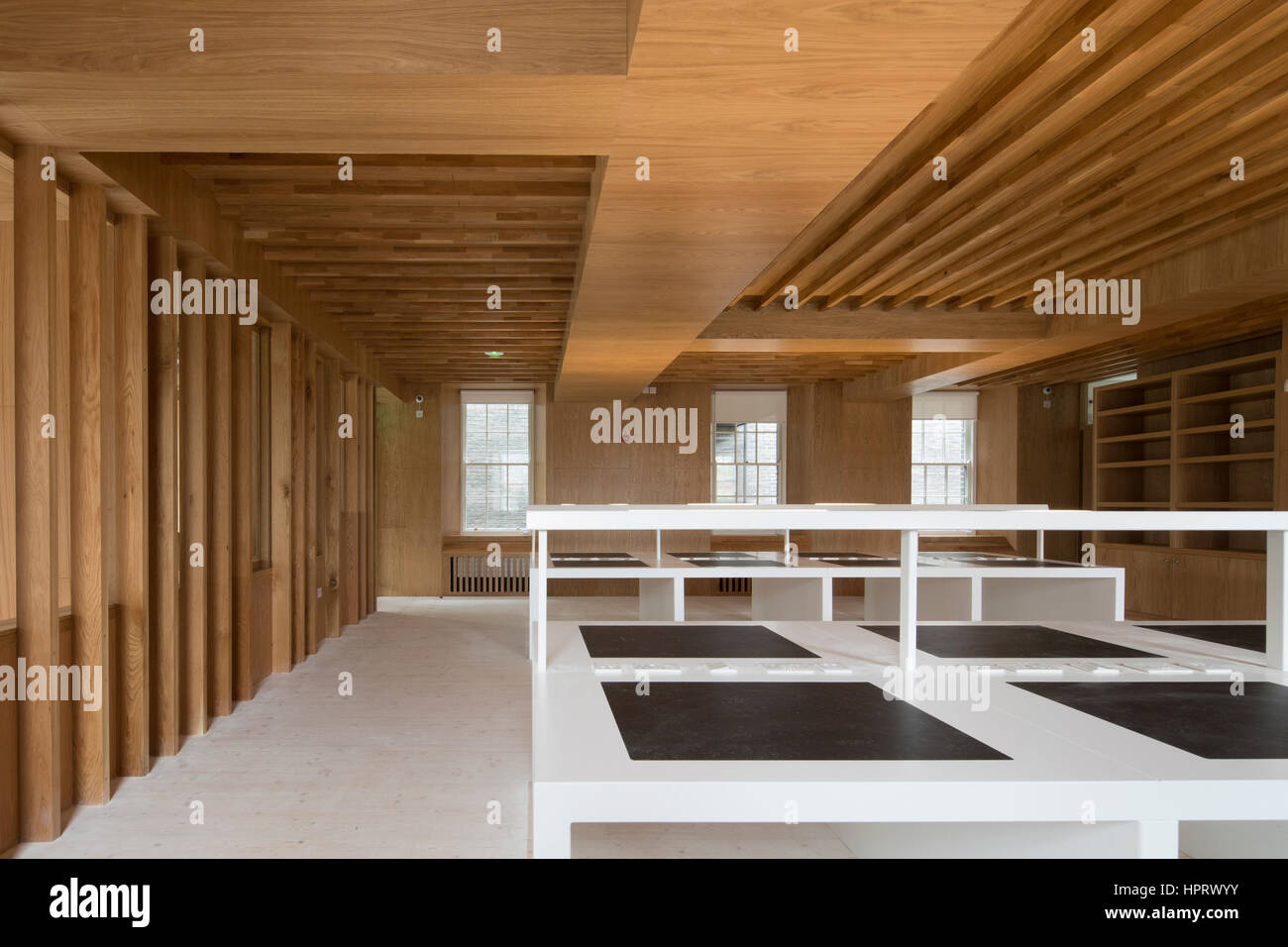 Timber lined reading and research room. Dublin Military Archives ...