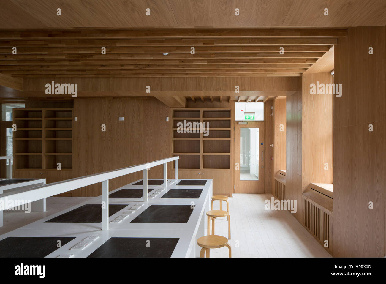 Timber lined reading and research room. Dublin Military Archives ...