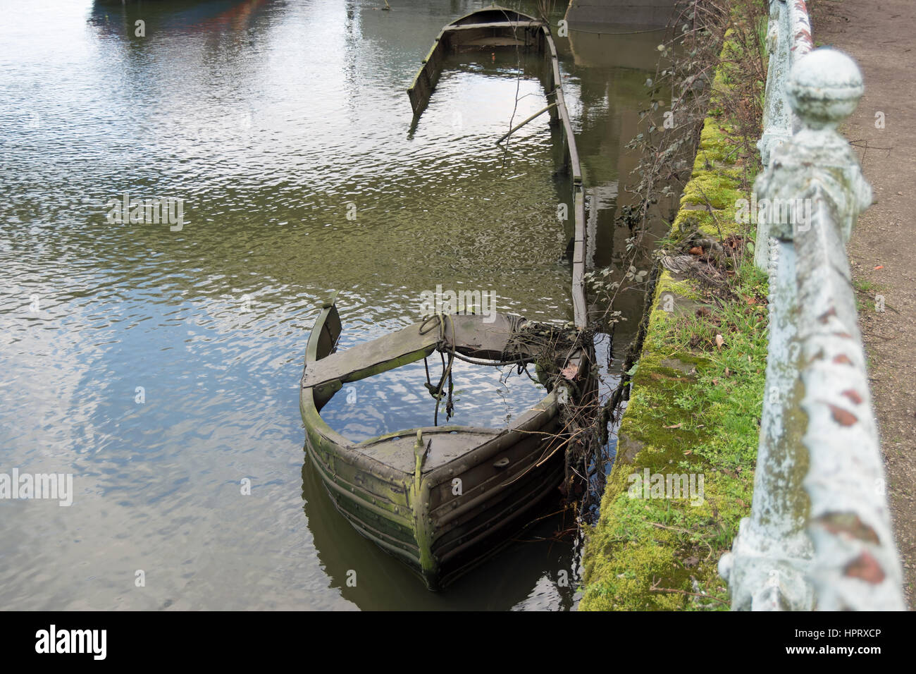 Submerged boat hi-res stock photography and images - Alamy