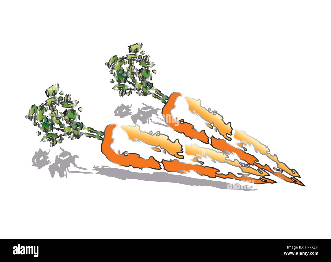 Abstract carrots on white background Stock Vector Image & Art - Alamy