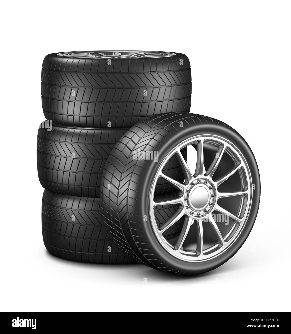 Four round objects Cut Out Stock Images & Pictures - Alamy