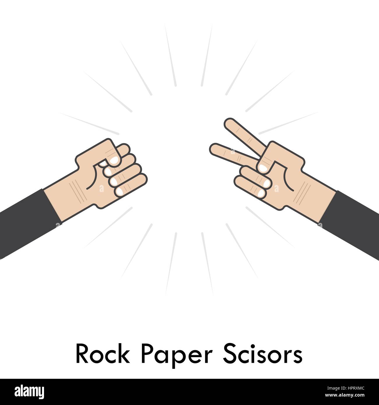 Rock Paper Scisors for it sign.Hand of businessmans with Rock Paper ...