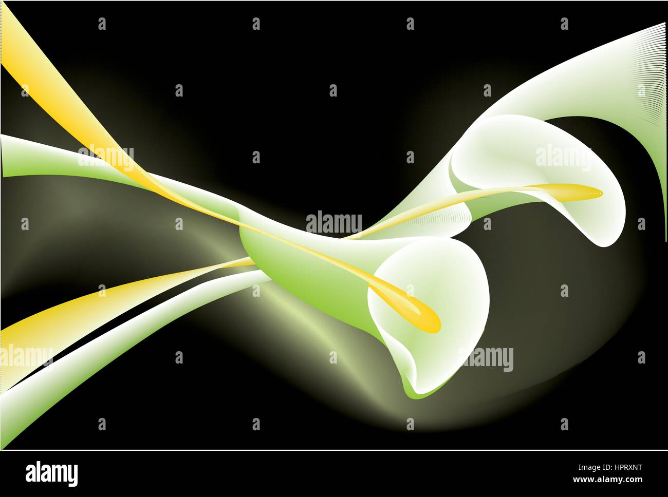 Pink calla lily bouquet Stock Vector Images - Alamy