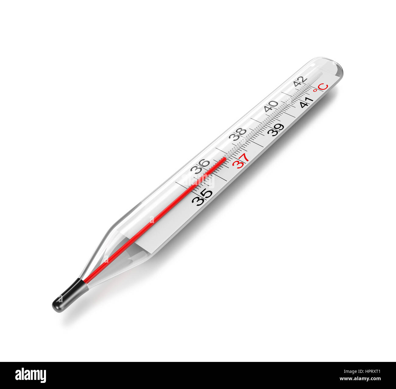 Clinical Thermometer Drawing