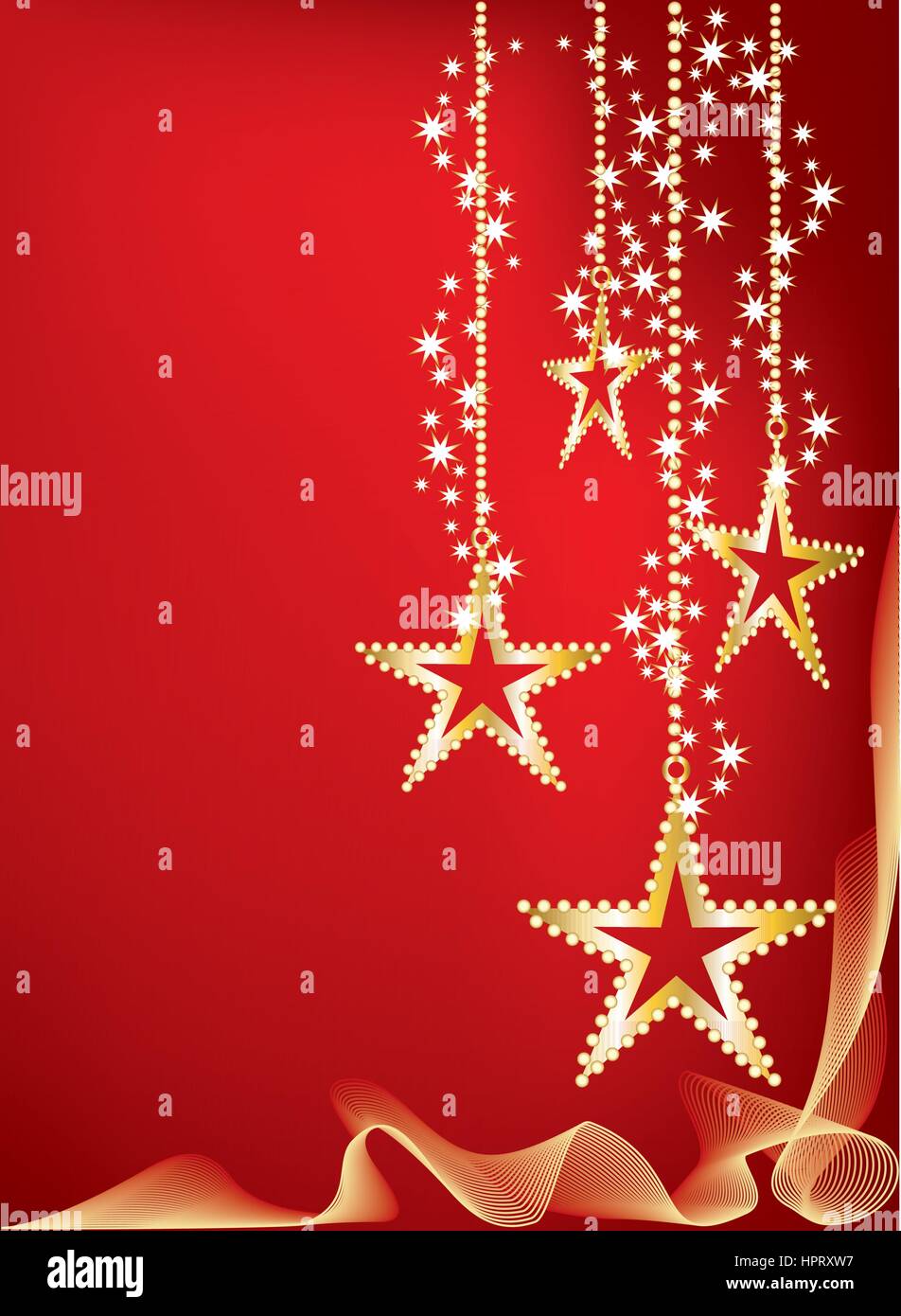 Christmas star hanging on Stock Vector Images - Alamy