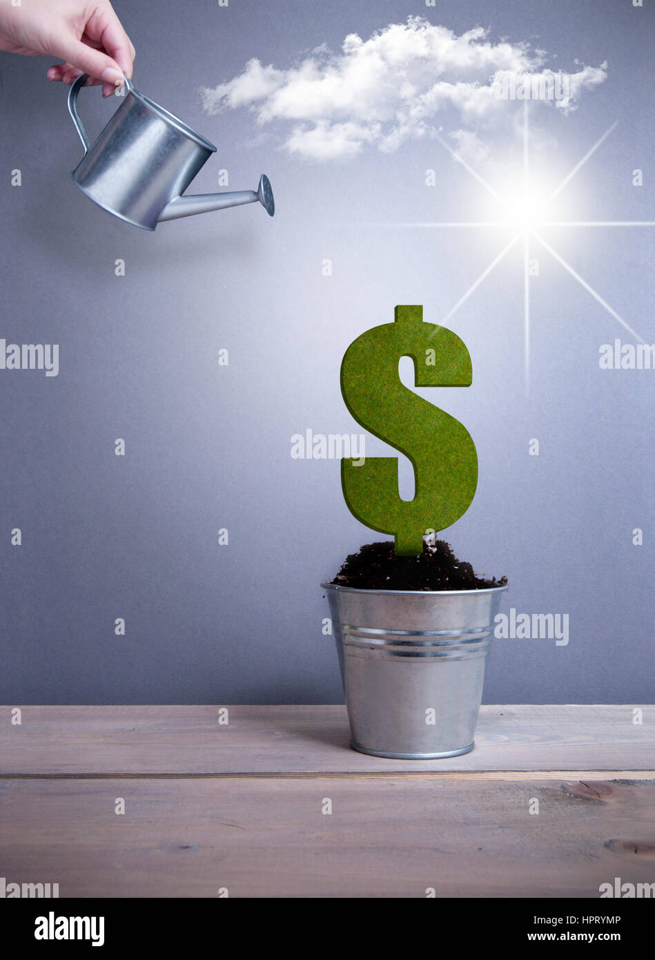 Plant being watered hi-res stock photography and images - Alamy