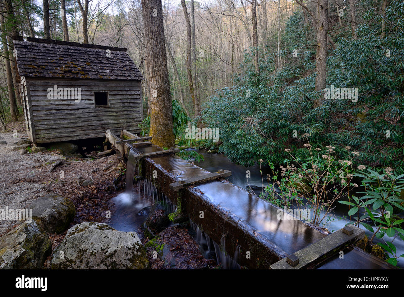 The Reagan Grist Mill, water power, water powered, mills, tub-wheel ...