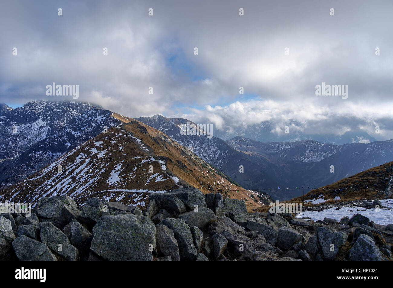Landscape in strong autumn wind hi-res stock photography and images - Alamy