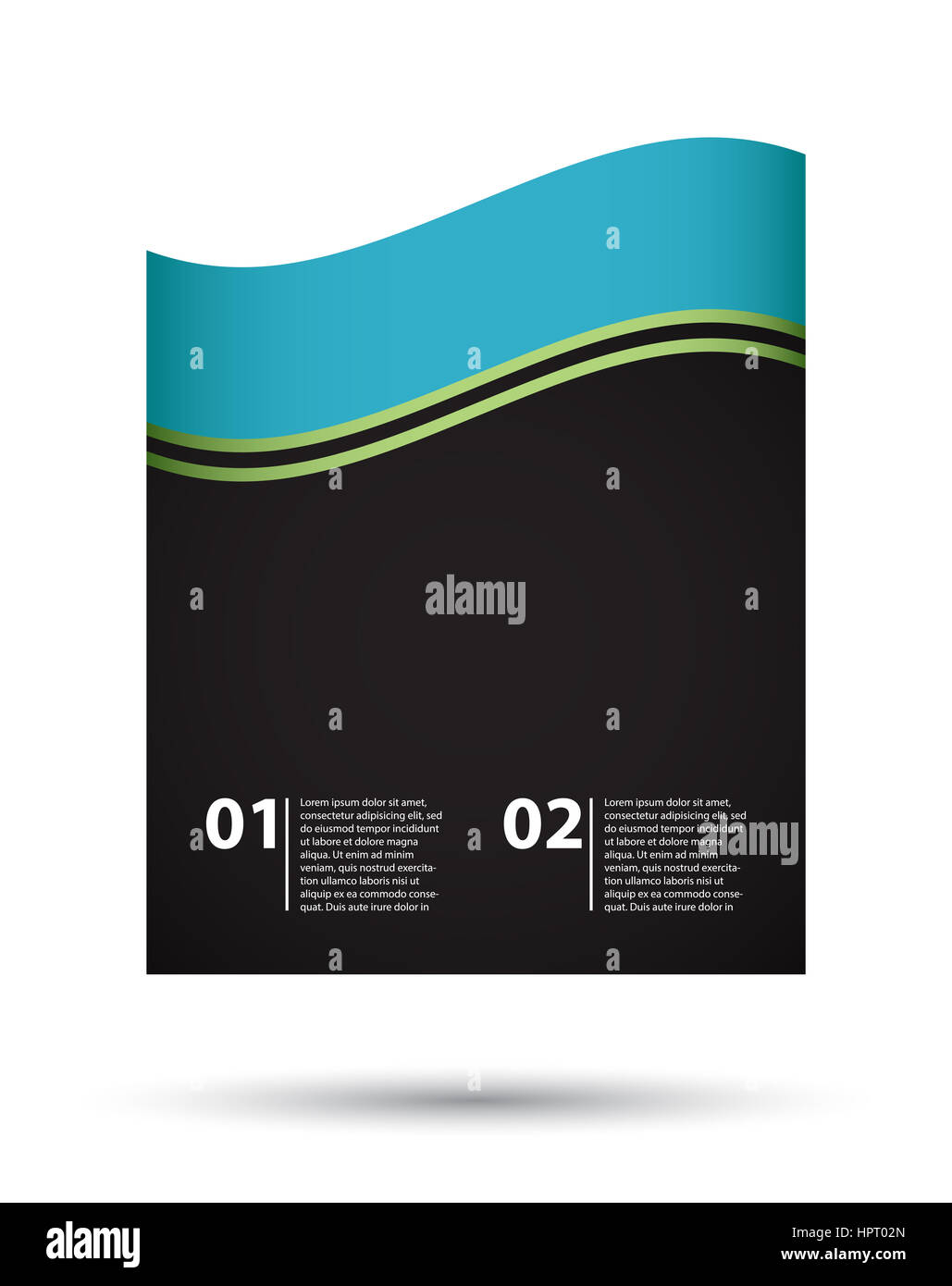 Modern brochure leaflet flyer hi-res stock photography and images - Alamy