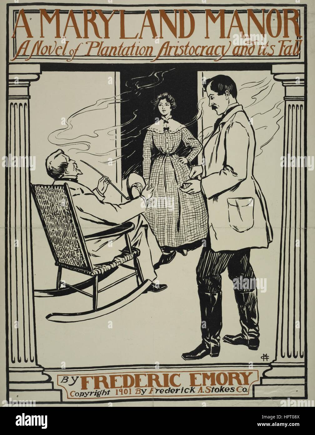 Poster advertisement for a book titled A Maryland Manor by Frederick ...