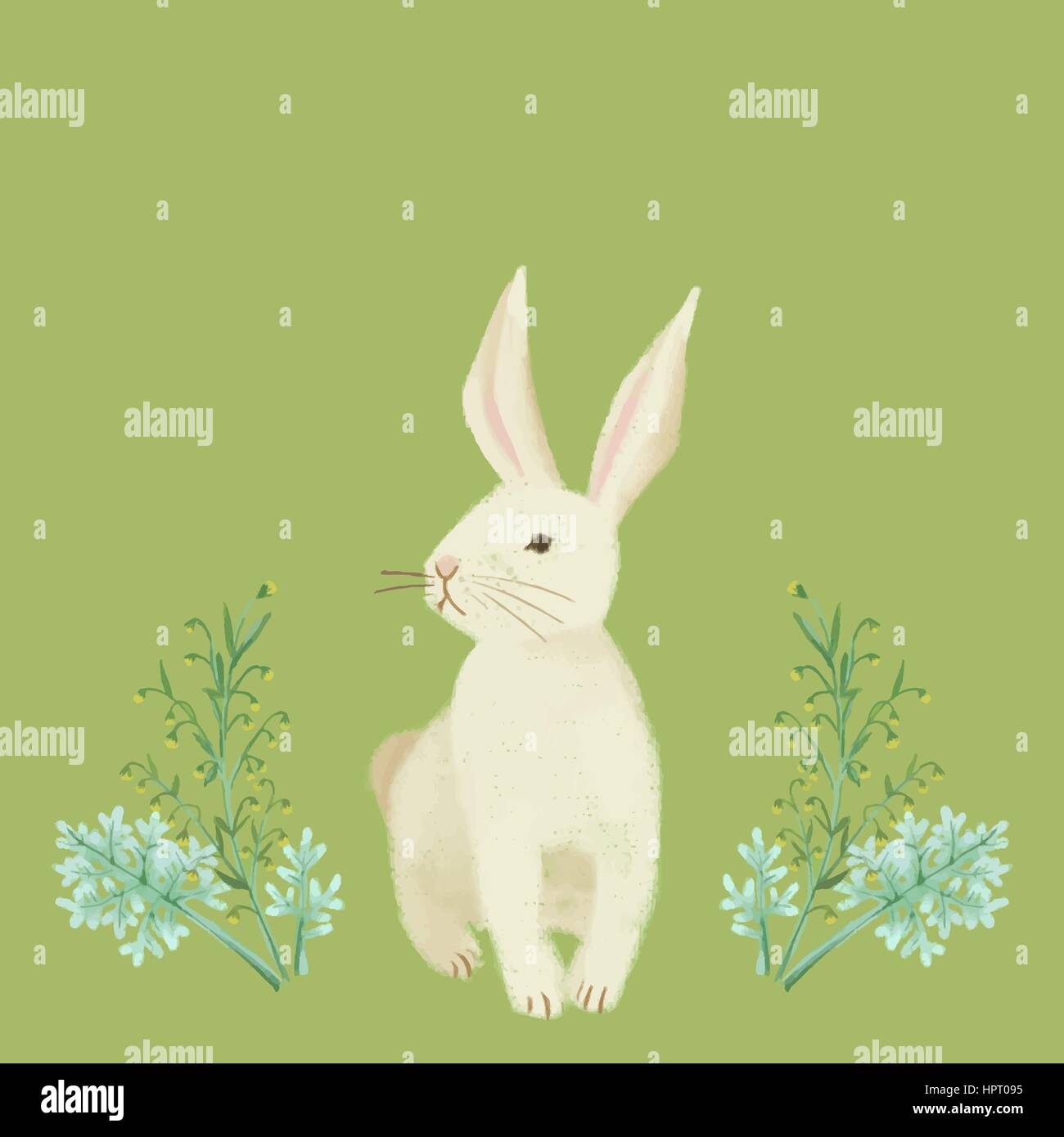 Boho bunny Stock Vector Images - Alamy