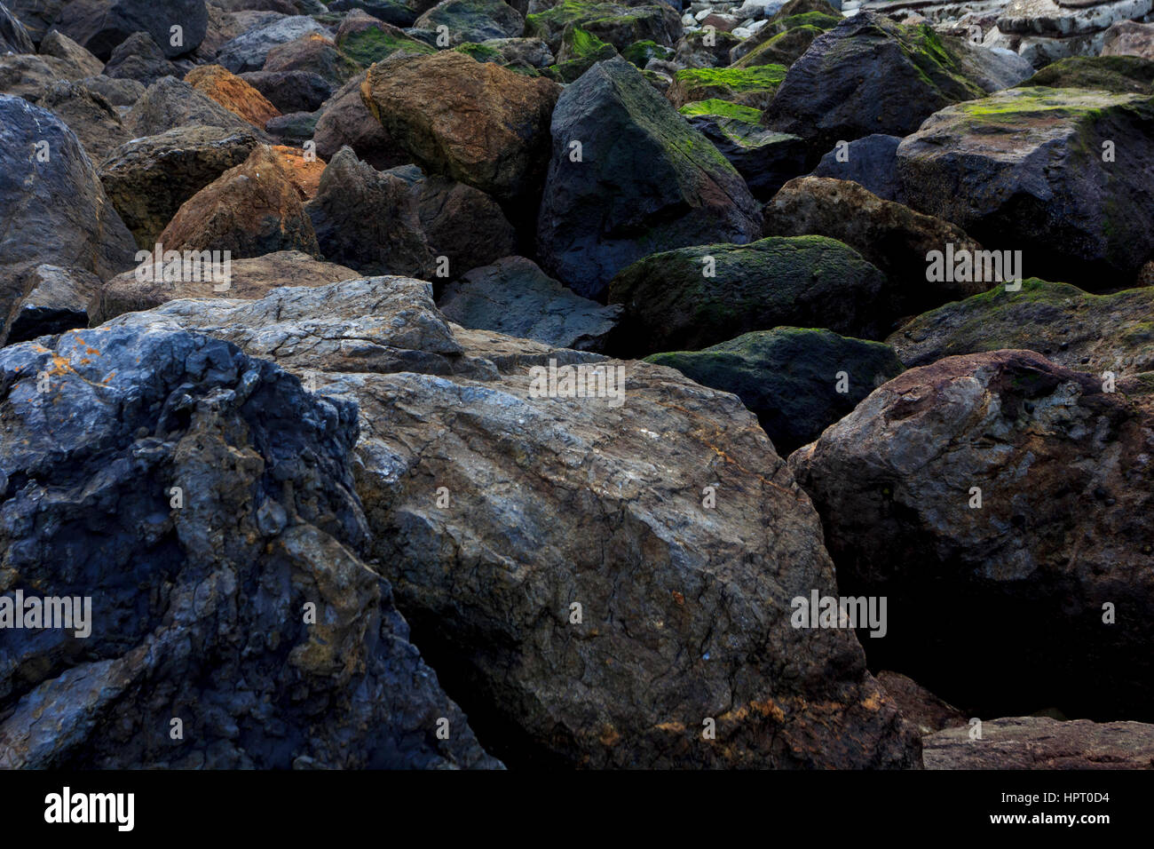 Rocky textures and colours Stock Photo - Alamy