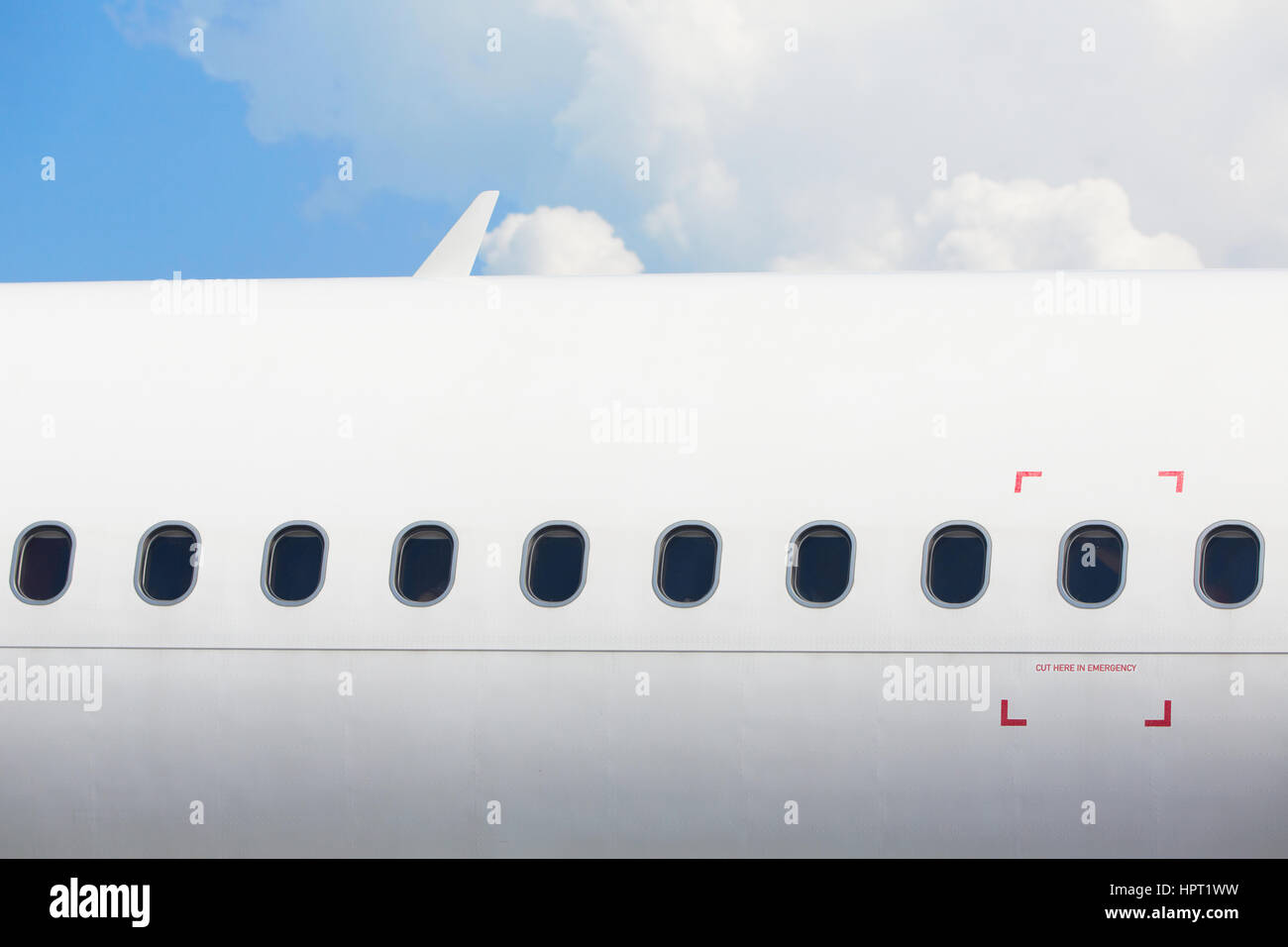 Airplane emergency exit hi-res stock photography and images - Alamy