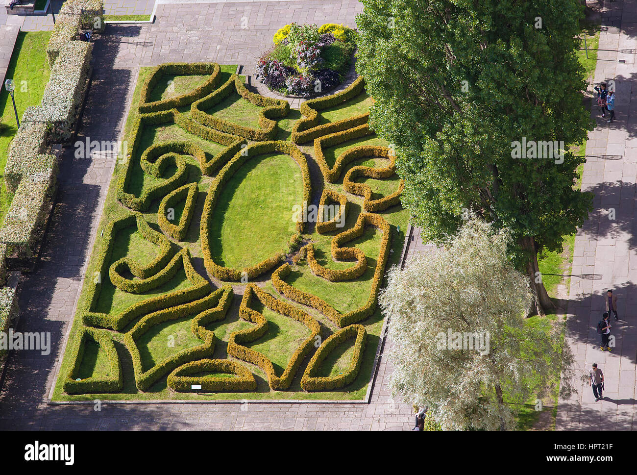 Maze hedge pattern labyrinth hi-res stock photography and images - Alamy