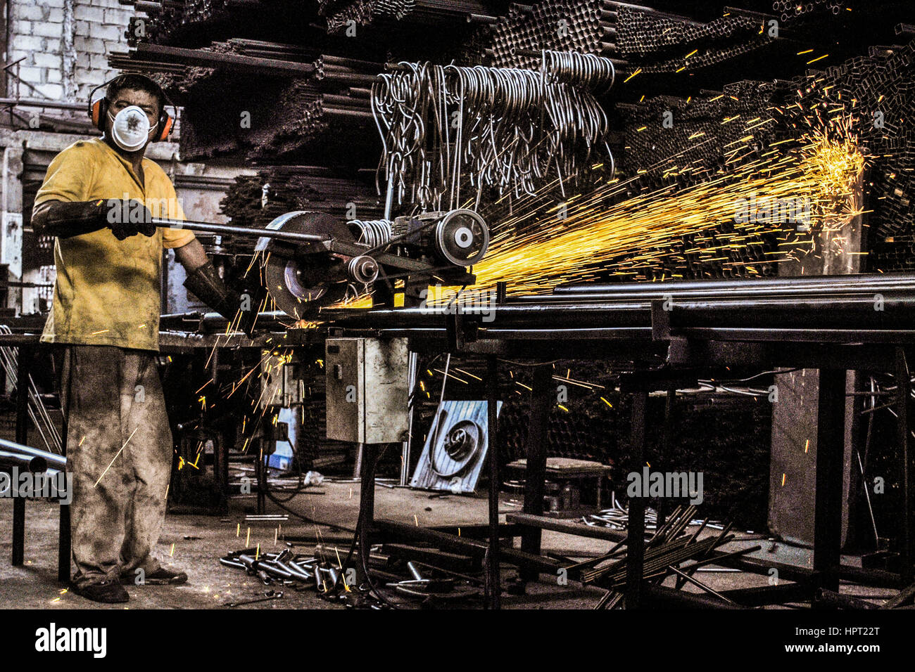 Metallurgical worker hi-res stock photography and images - Alamy