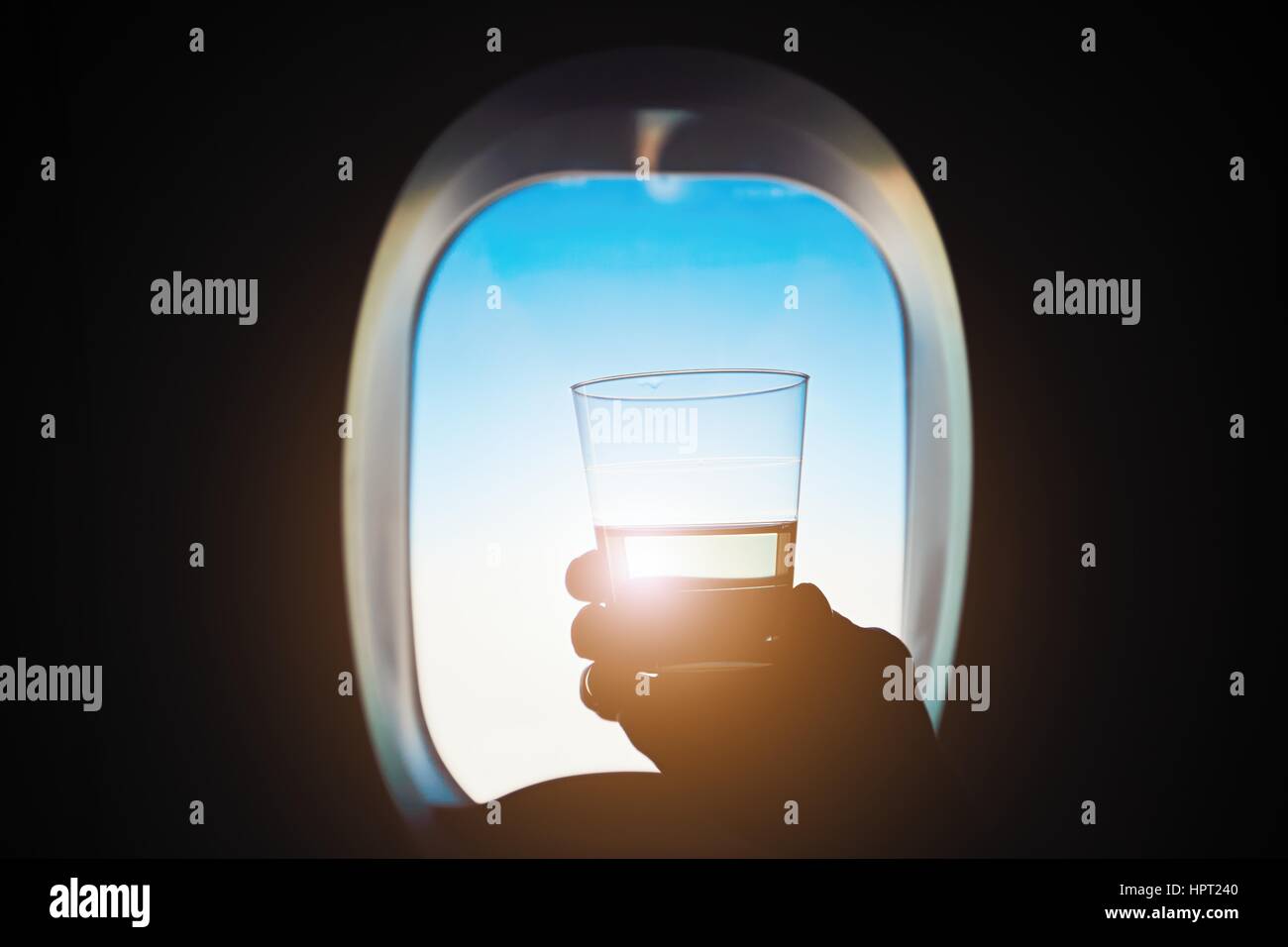 Airplane refreshment hi-res stock photography and images - Alamy