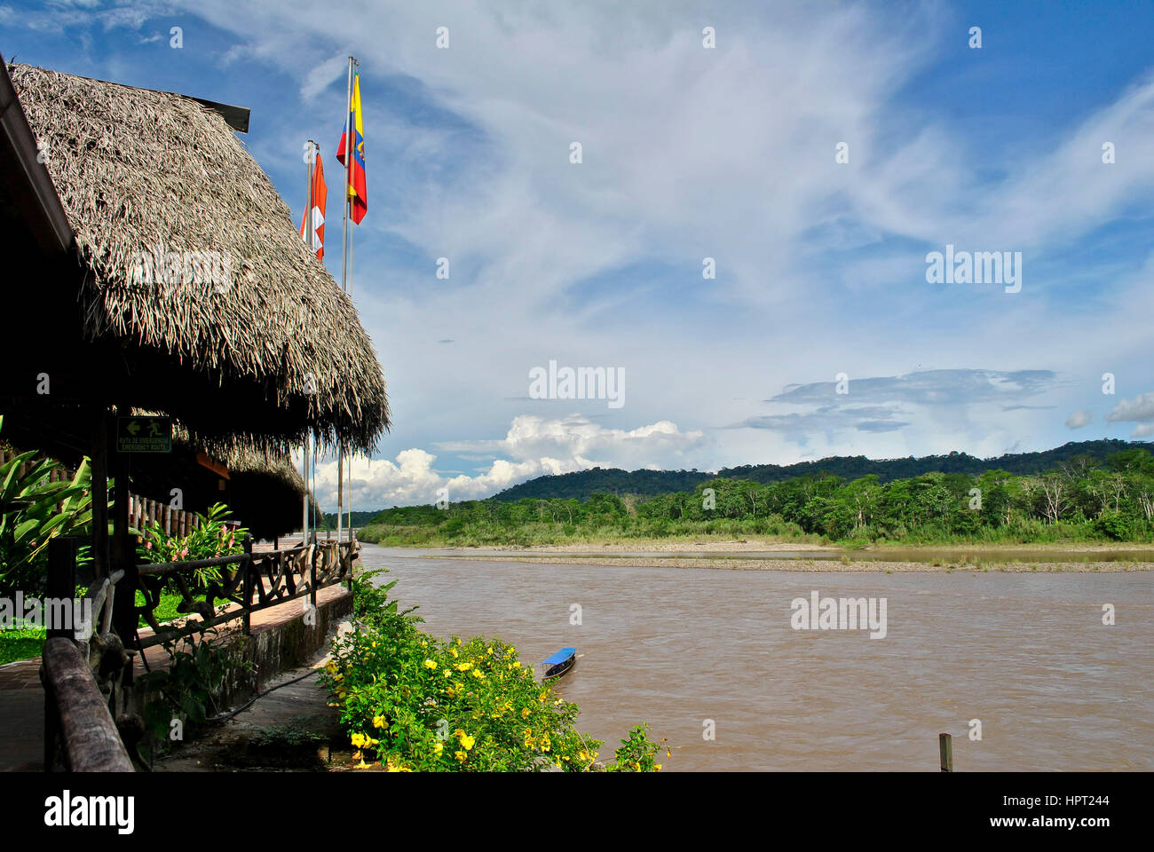 Napo River. Amazonia. Province of Napo. Ecuador Stock Photo - Alamy