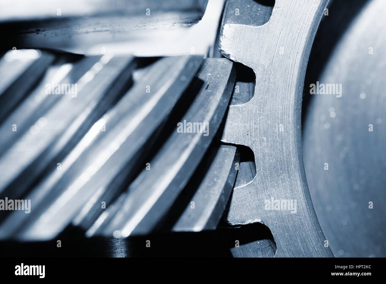 Large cog wheels in the motor Stock Photo - Alamy