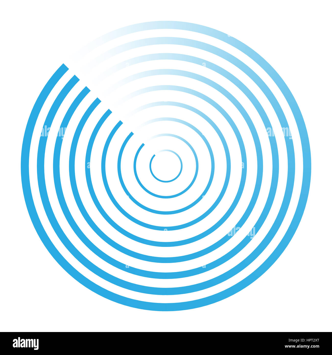 radar abstract icon symbol illustration Stock Photo - Alamy
