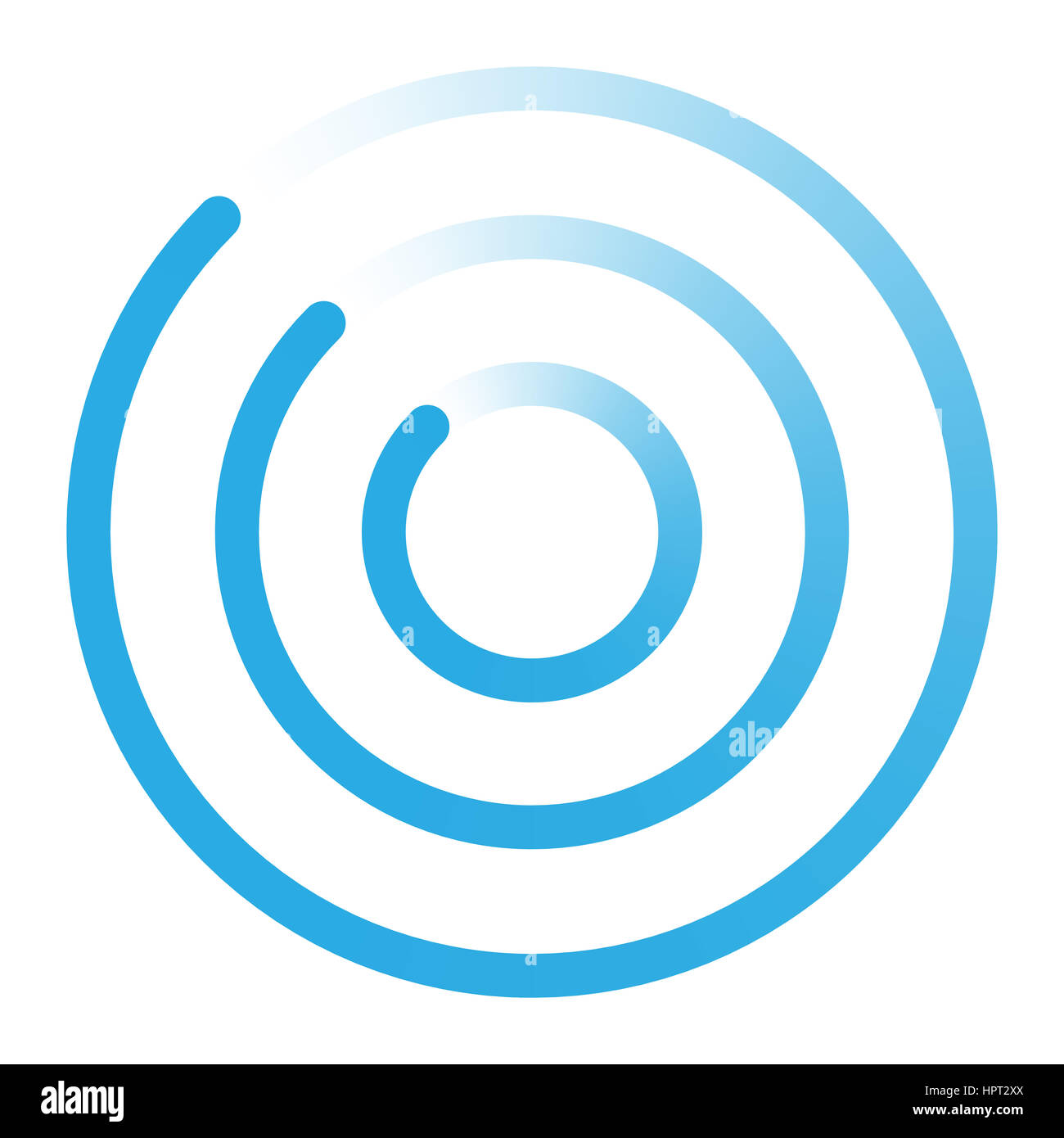 radar abstract icon symbol illustration Stock Photo - Alamy