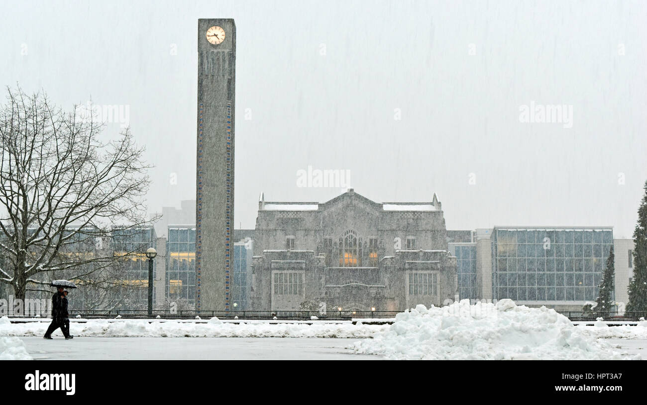 Walking on heavy snow Stock Photo - Alamy