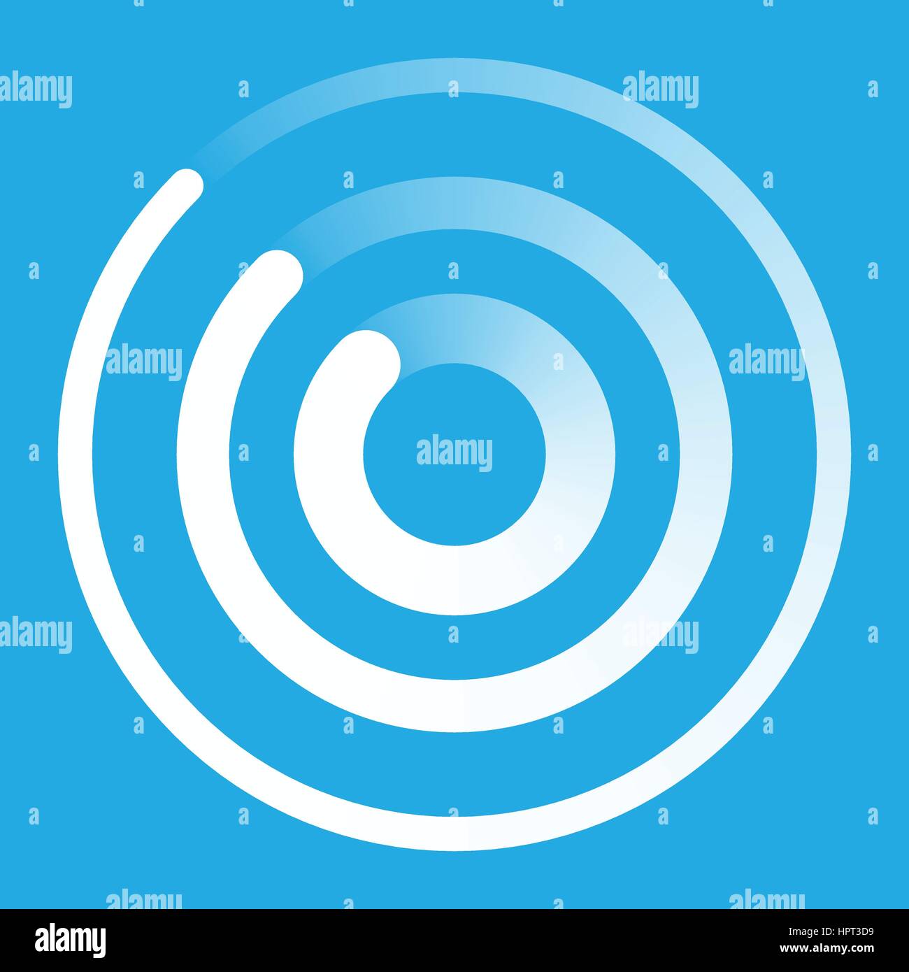 radar abstract icon symbol vector illustration Stock Vector Image & Art ...