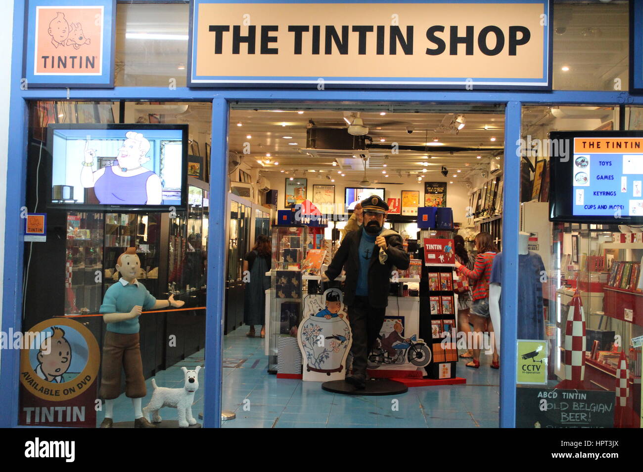 Tintin Shop High Resolution Stock Photography and Images - Alamy