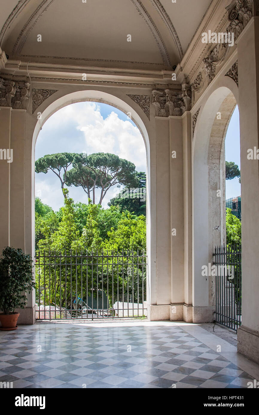 Arch balcony view on hi-res stock photography and images - Alamy